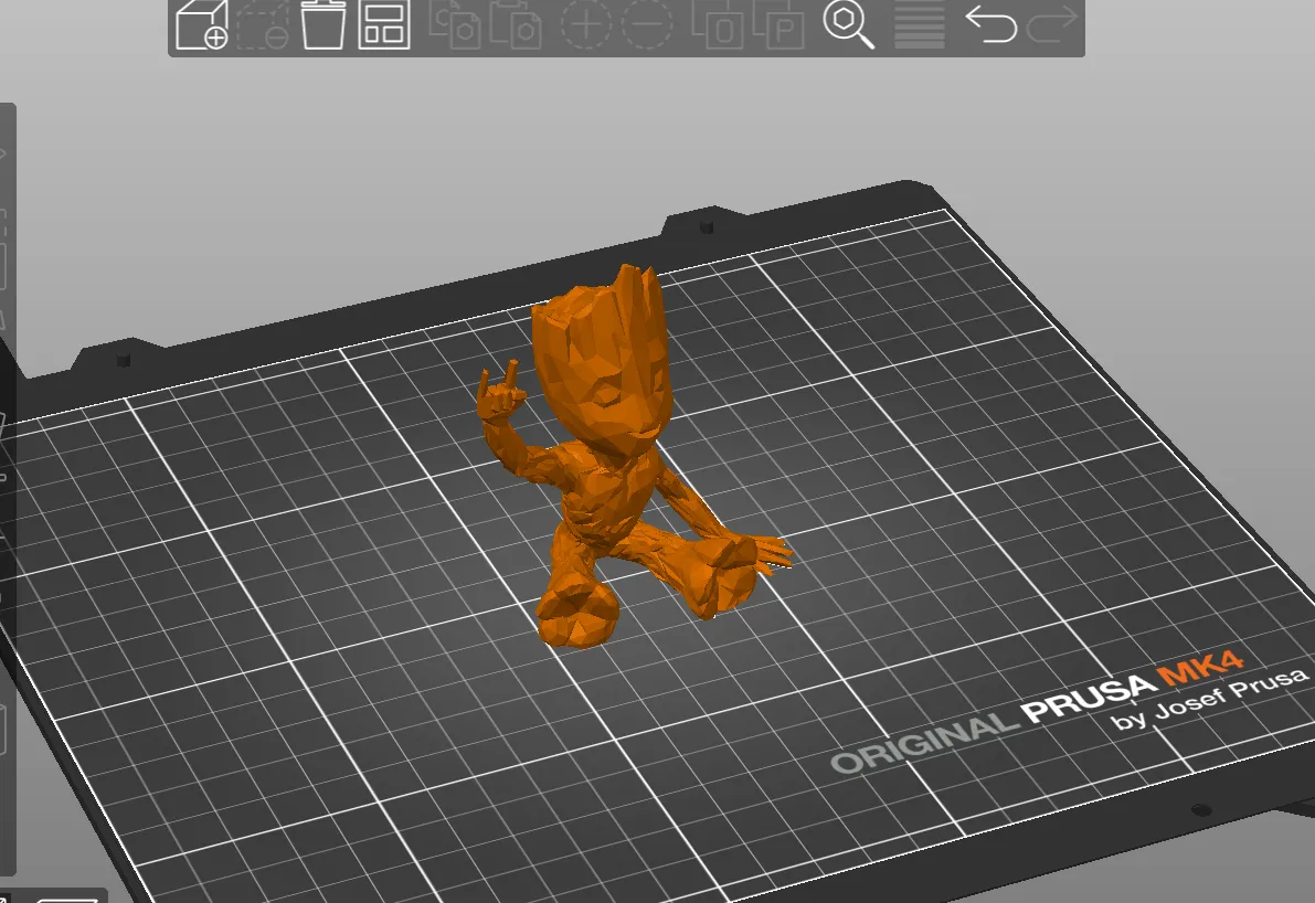 heavy metal groot (low poly) by michiel J | Download free STL model ...