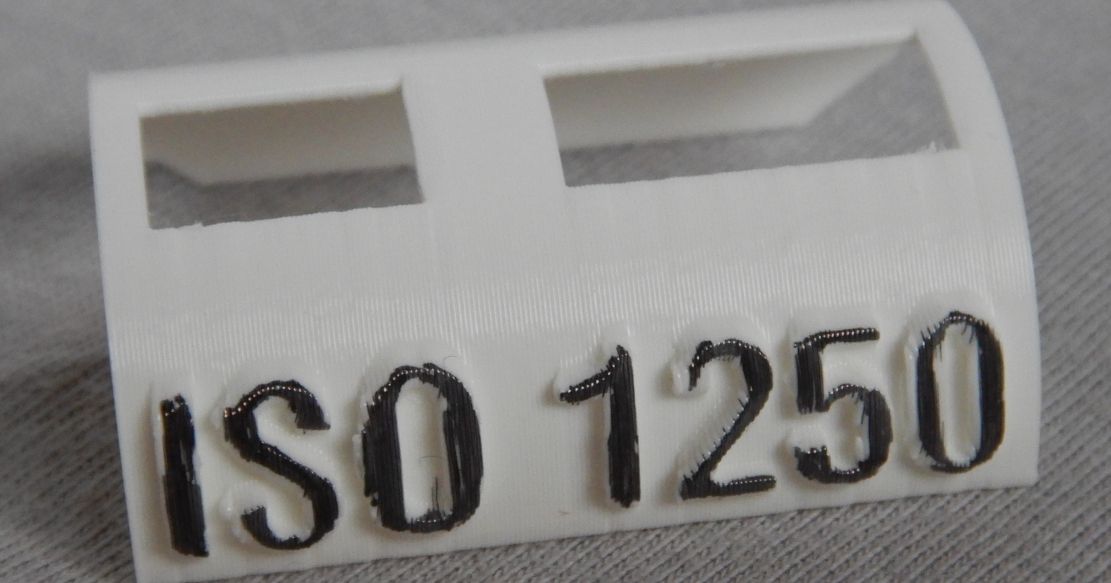 Schablone für DX-Code ISO 1250; Template for DX code ISO 1250 por ...