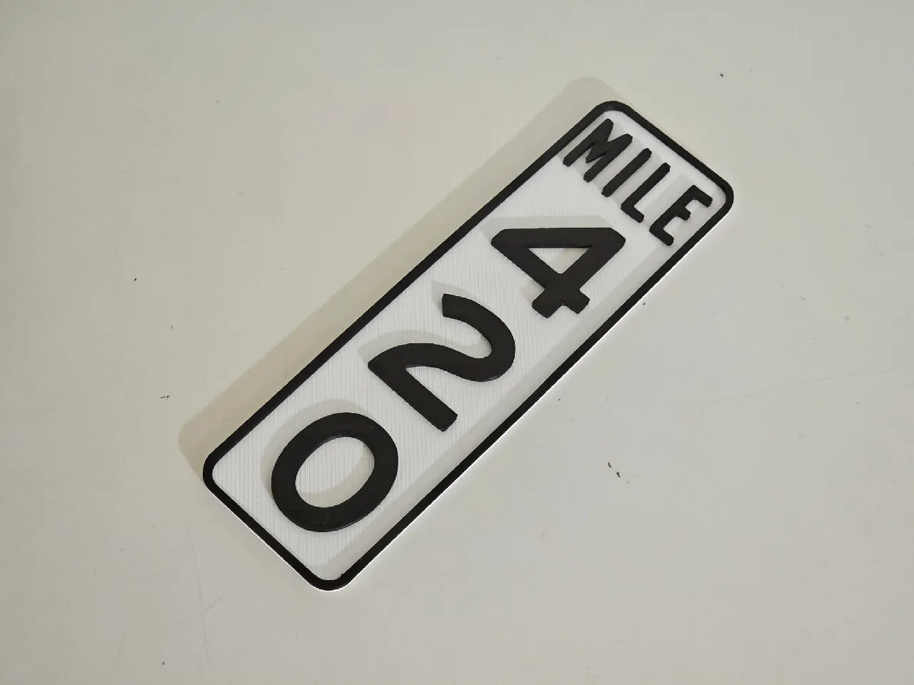 Mile 420 road sign by dubmehard | Download free STL model | Printables.com
