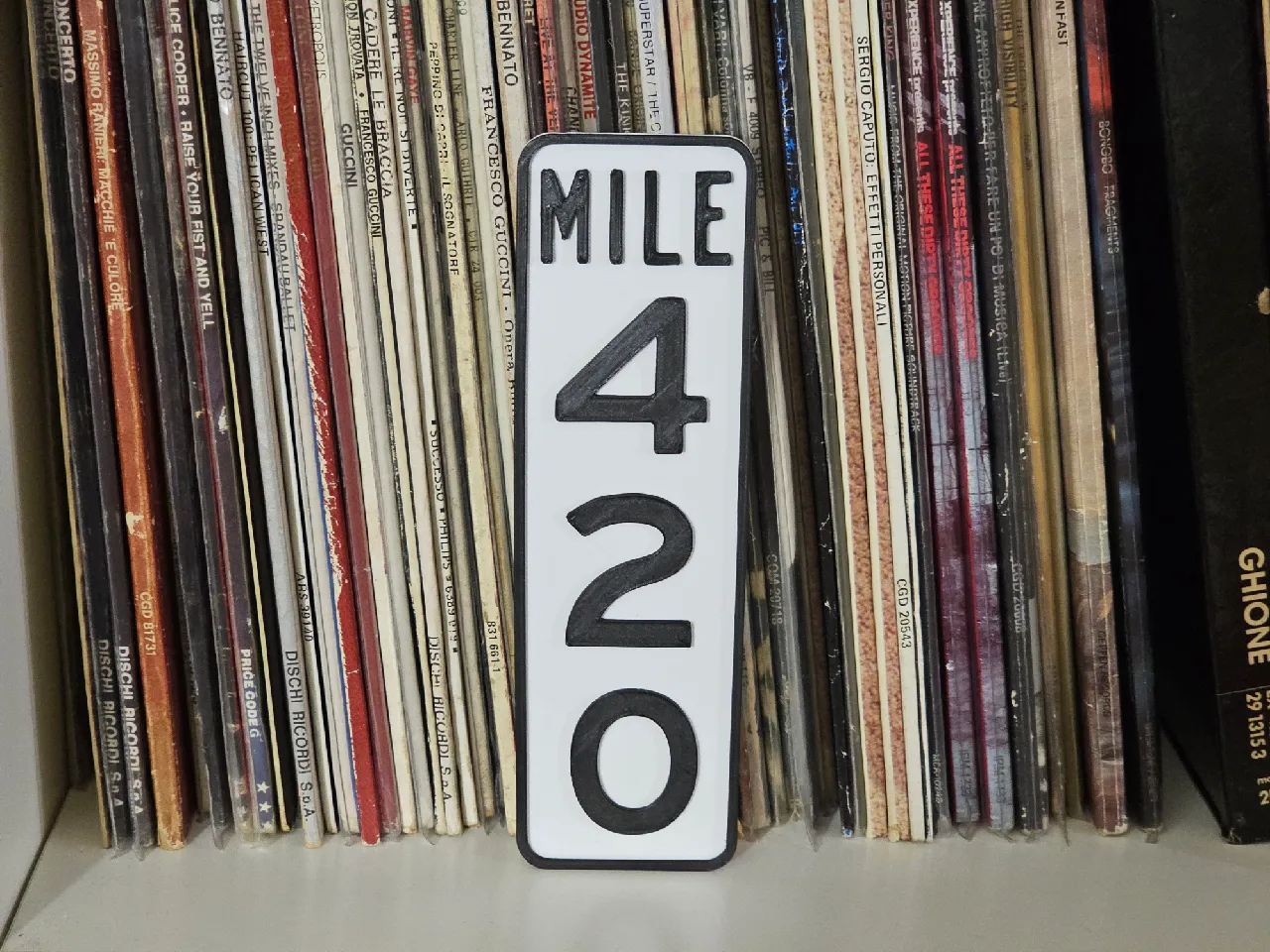 Mile 420 road sign by dubmehard | Download free STL model | Printables.com