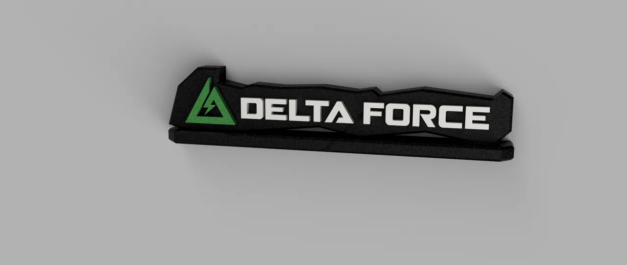 Delta Force Logo Stand by Appa1990 | Download free STL model ...