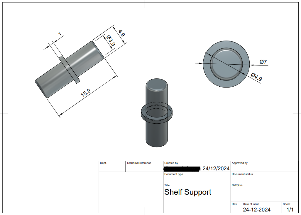 Shelf support by Diego Buggea | Download free STL model | Printables.com