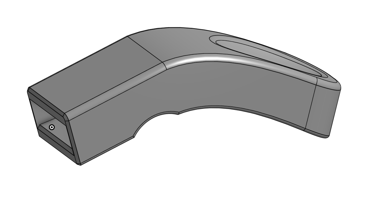 Creality Sprite Extruder Lever handle with cutout for 5015 fan by iD65 ...