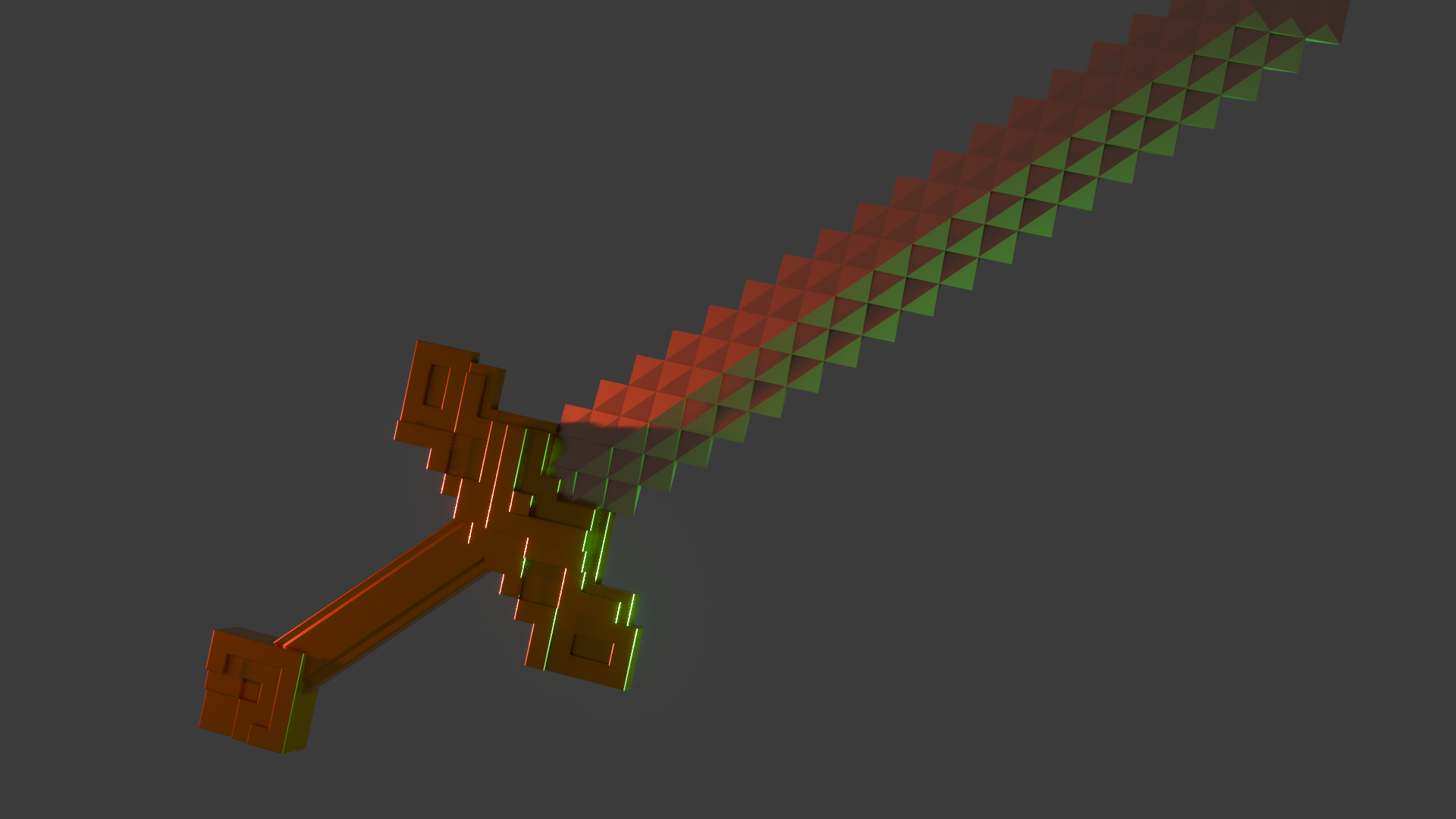 Minecraft Sword (From: A Minceraft Movie 2025) | Modular! von T 3D ...