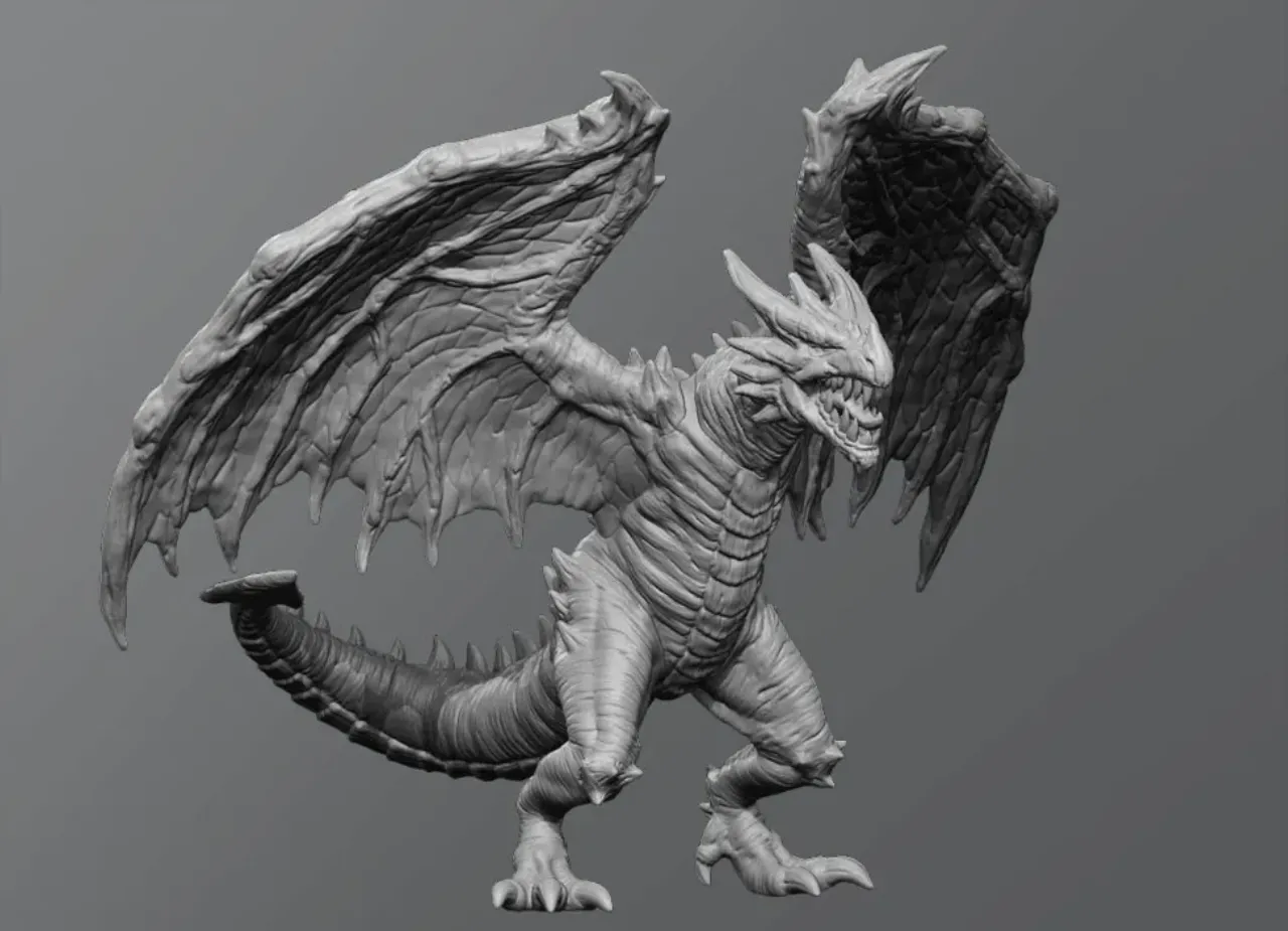 Forest drake by Schlossbauer | Download free STL model | Printables.com