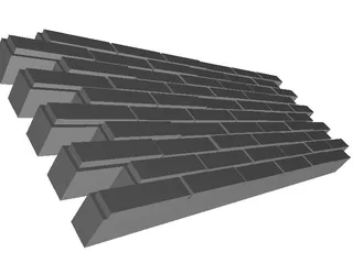 Brick wall, bricklaying. by bar3de | Download free STL model ...