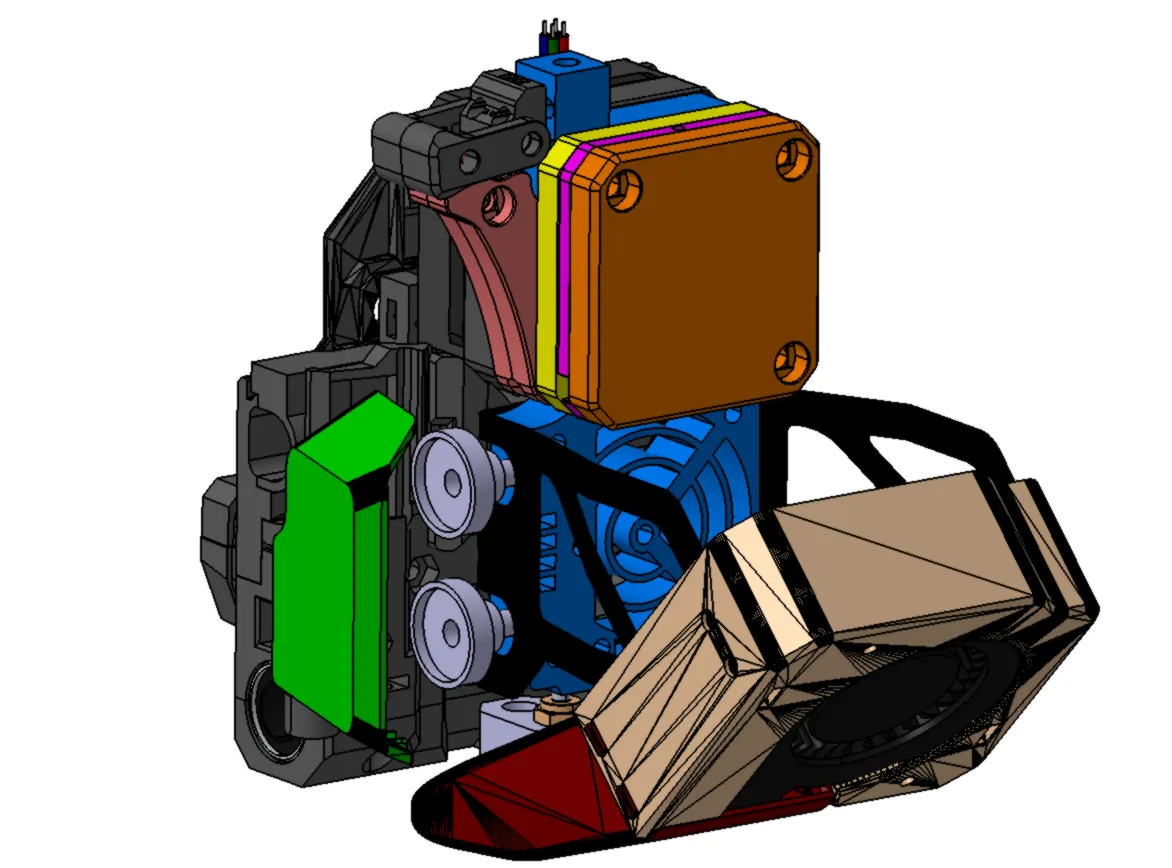 MK4S+ Extruder (STEP) by SquanchoMarx | Download free STL model ...