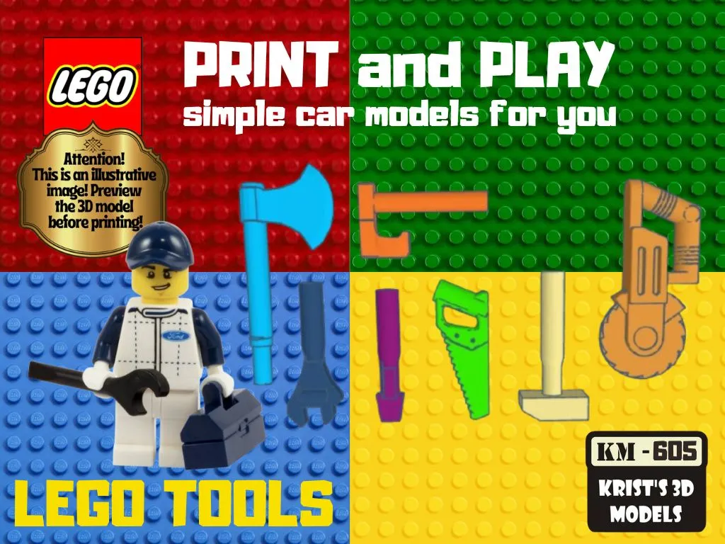 LEGO TOOLS by Mgr. Pavel Krist | Download free STL model | Printables.com