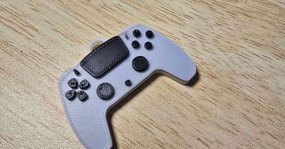 Keychain playstation controller by Santiago Ovalle | Download free STL ...