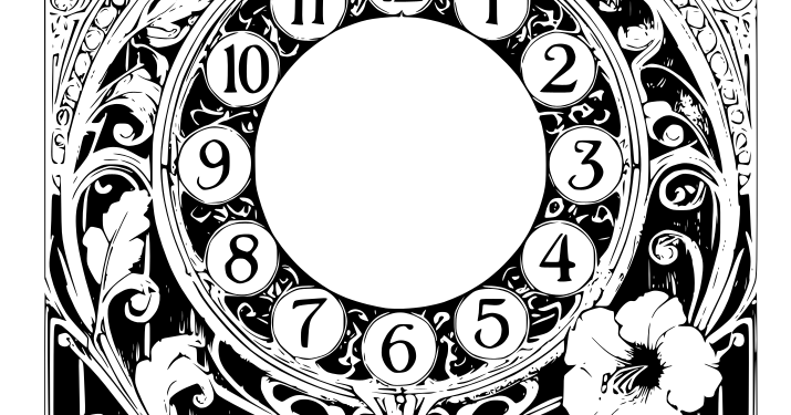 Square flower clock face (2) by Nina Máčová | Download free STL model ...