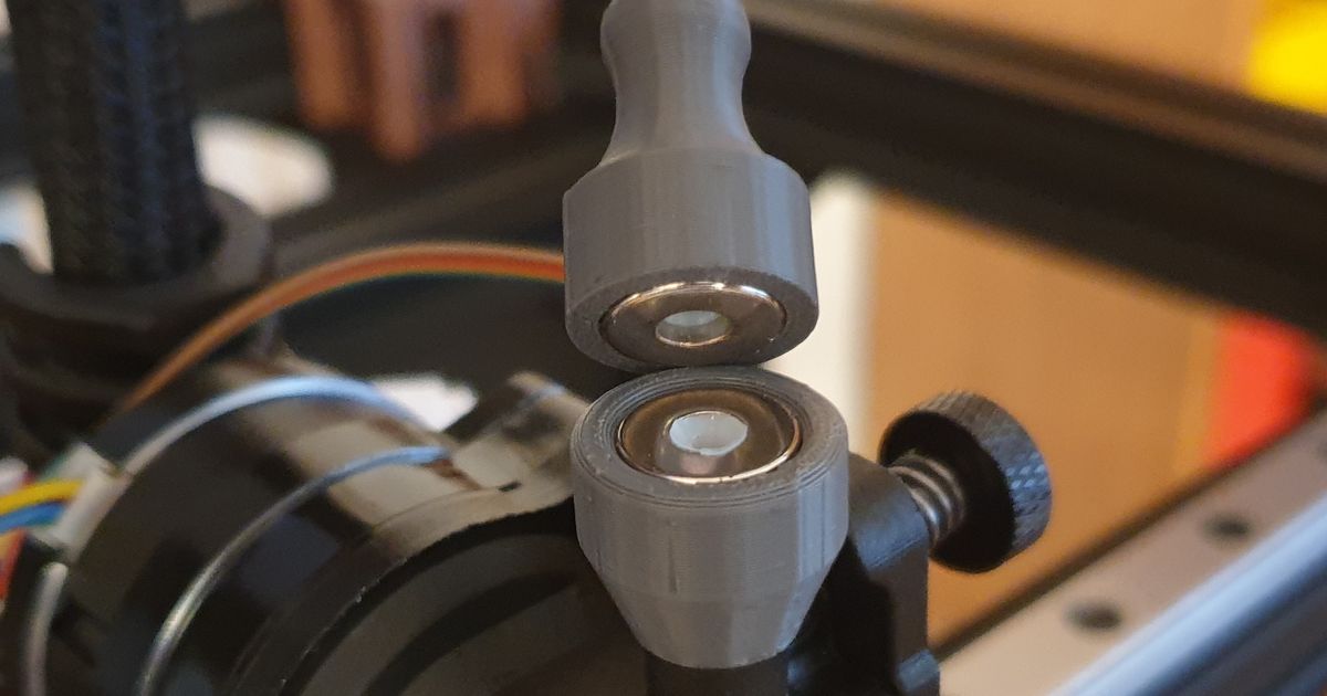 Magnetic Coupling for filament guide to Orbiter extruder by Spedi ...