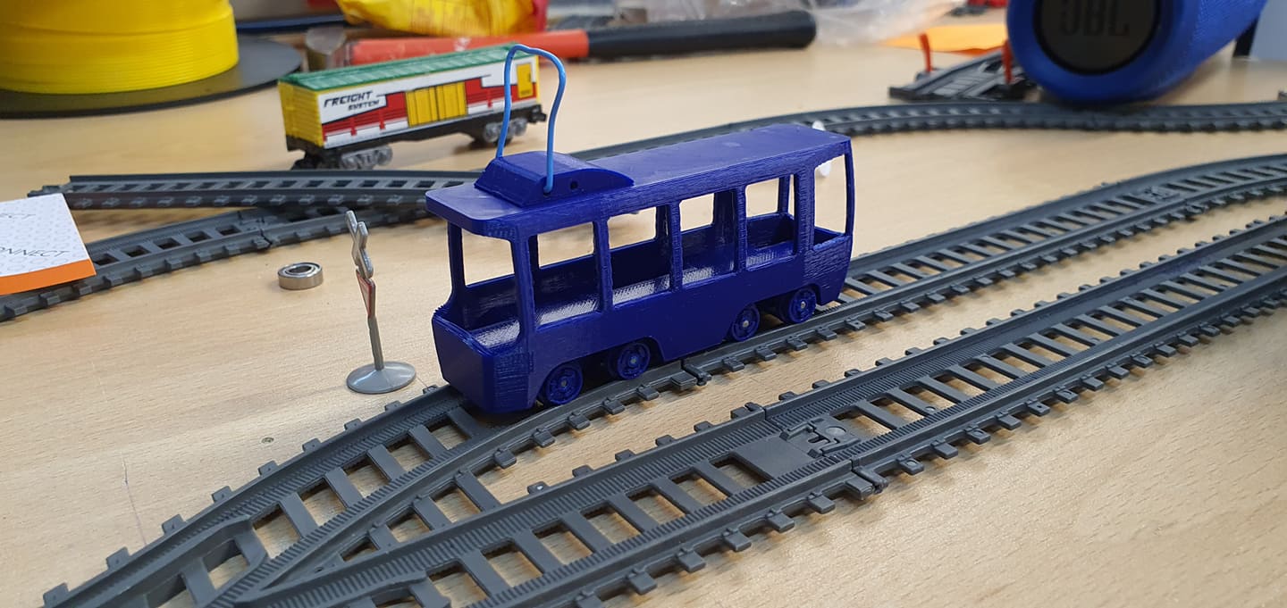 A toy tram car - Tramvayche by Ivanov design studio | Download free STL ...
