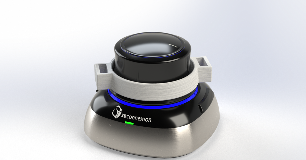 SpaceMouse Wireless Travel USB Dongle Holder (2 Slots) by luca bracco ...