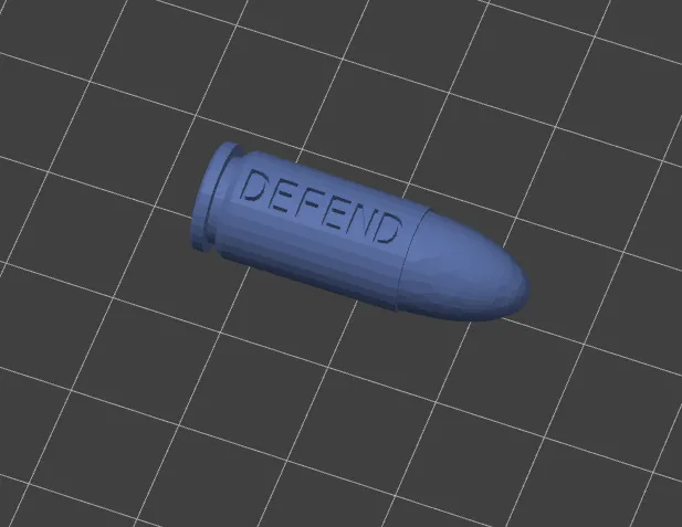 Deny, defend, depose engraved bullets by ahumbleu | Download free STL ...