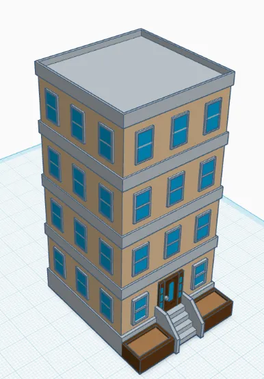 Apartment Buildings by PrinterPros | Download free STL model ...