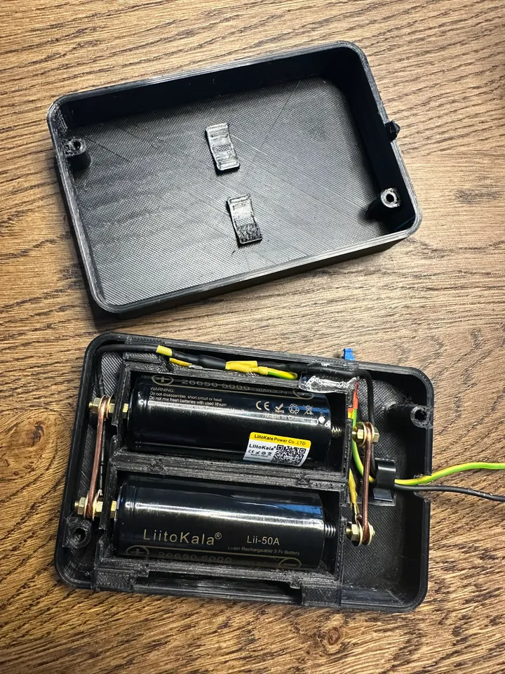 Battery box 2x26650 by Raf | Download free STL model | Printables.com