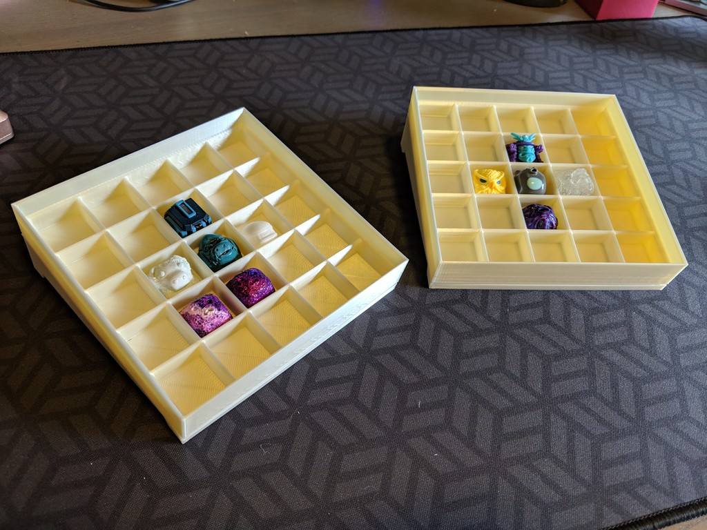 Stackable Artisan Keycap Case by waxpoetik | Download free STL model ...