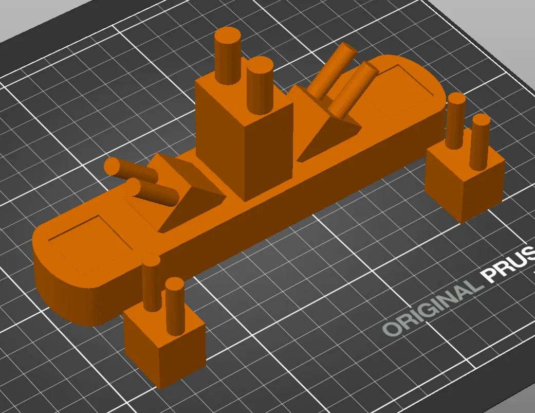 Navy Destroyer by Jacob | Download free STL model | Printables.com