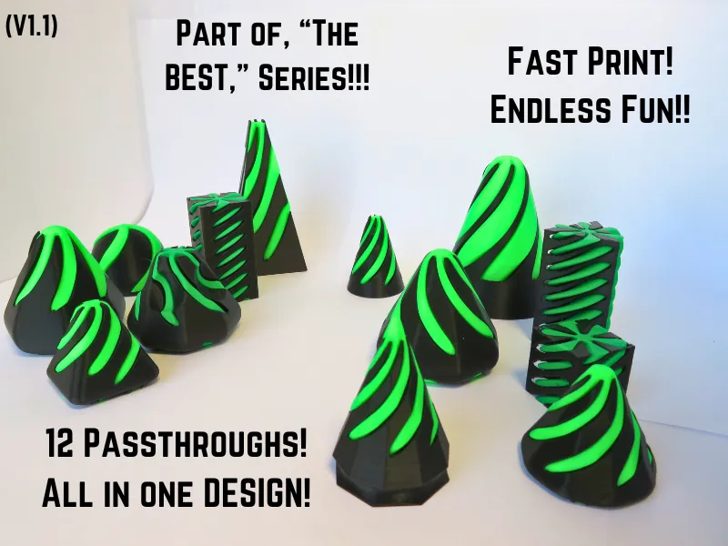 4D Octagonal Pointless Passthrough (The BEST Series) by Master Printer ...