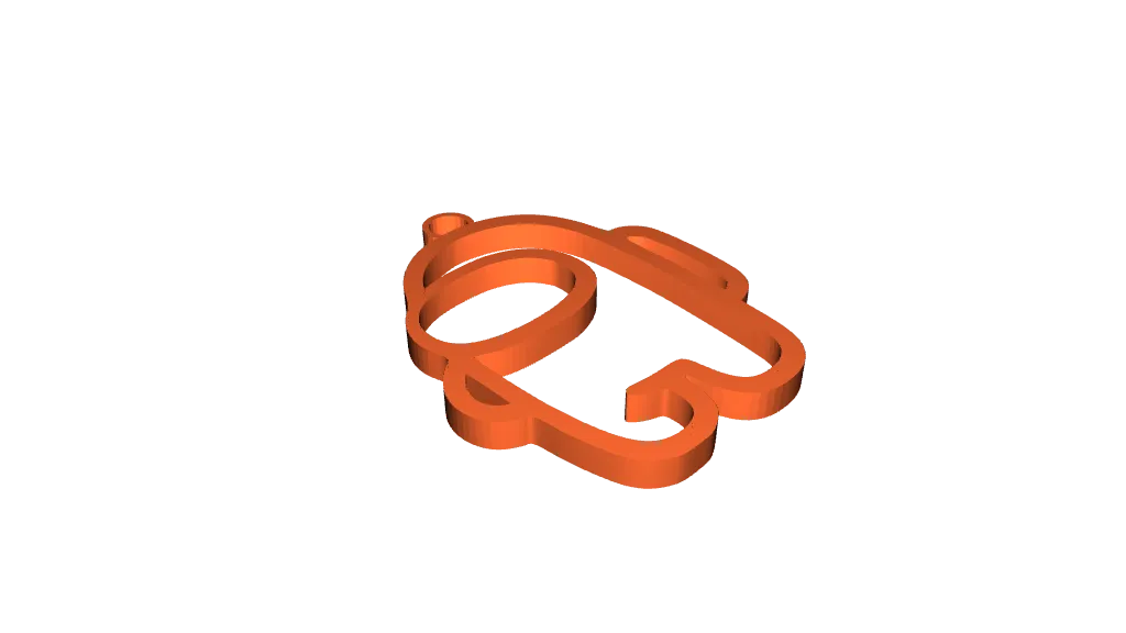 Amongus key chain by Osmar potato | Download free STL model ...