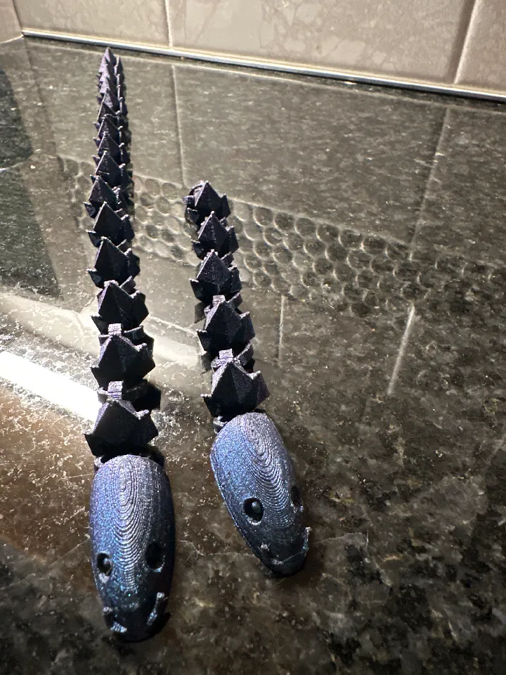 Crystal Snake (Beta) by calebprints | Download free STL model ...