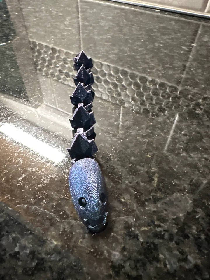 Crystal Snake (Beta) by calebprints | Download free STL model ...