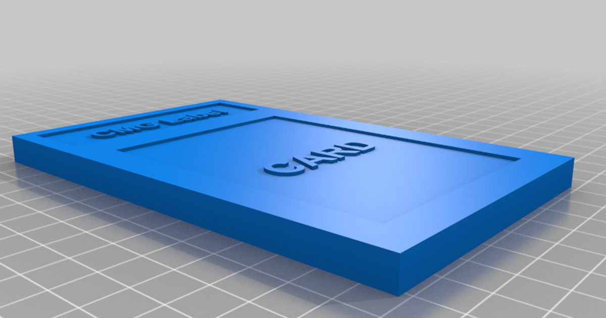 Cardmarket Grading Slab by Garantiefall | Download free STL model ...