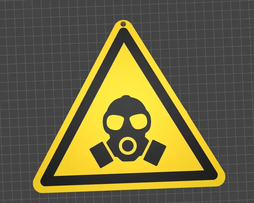 Gas Mask Area Sign by Switch Crafters | Download free STL model ...