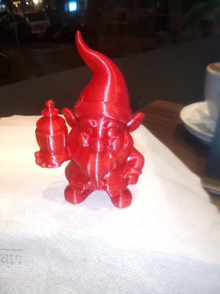 funny dwarf with lantern by Eduard Cervera Casse | Download free STL ...