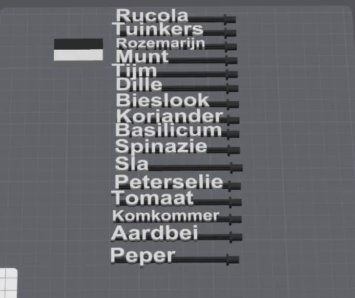 Aerogarden / LetPot labels dutch by Tinkers9x9 | Download free STL ...