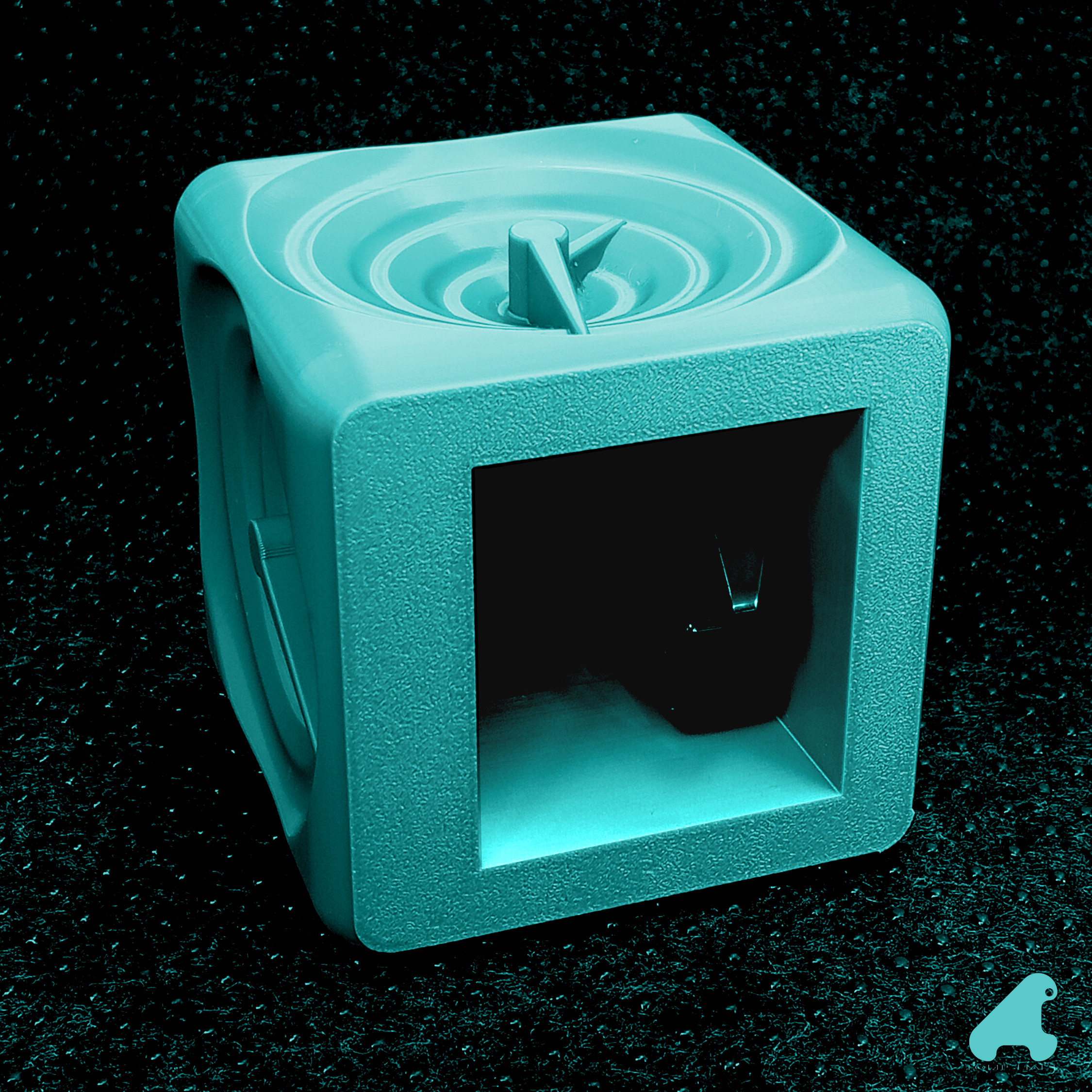 Cubic clock - horloge de table by Tomishape | Download free STL model ...