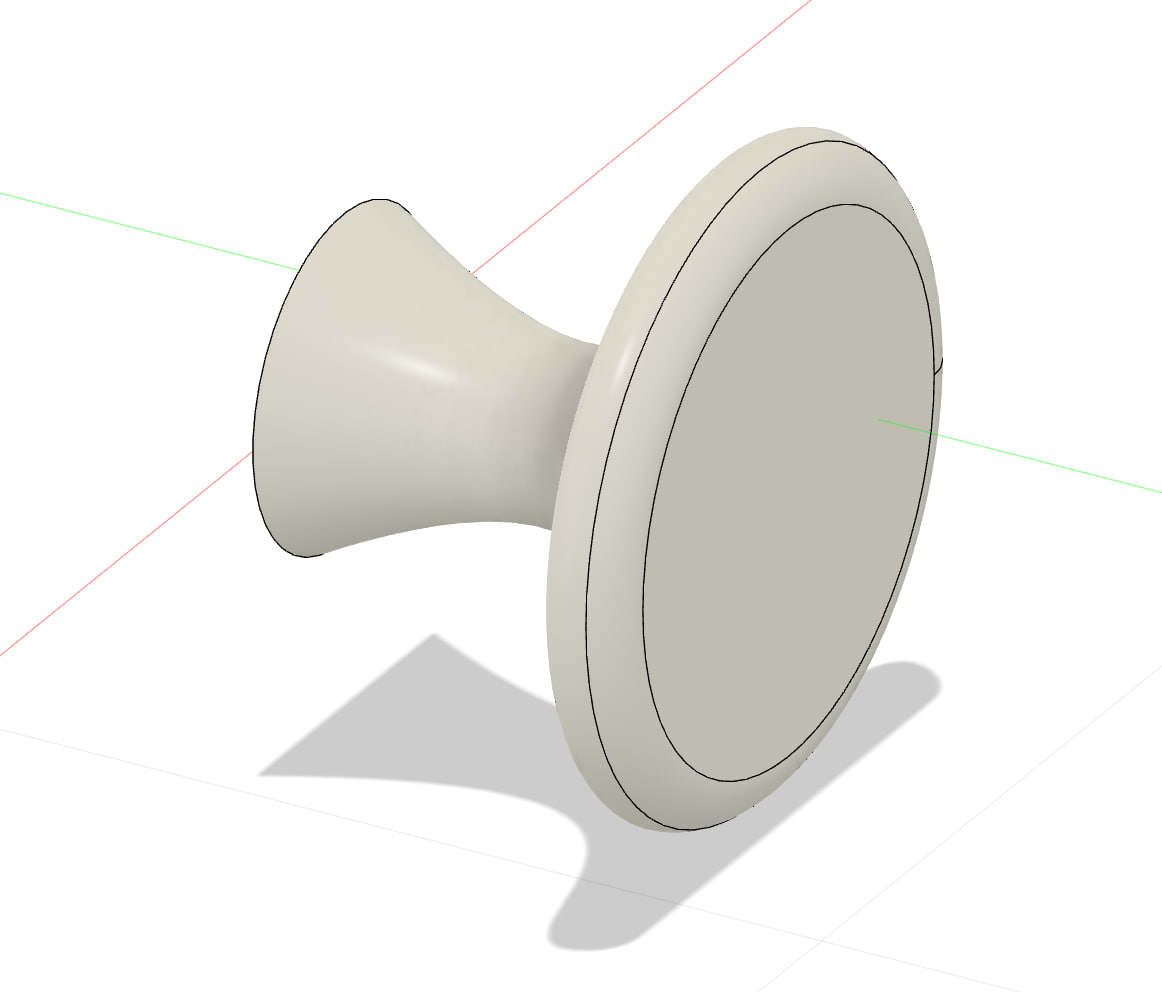 Simple knob - einfacher Knauf by Lukas Binnenböse | Download free STL ...