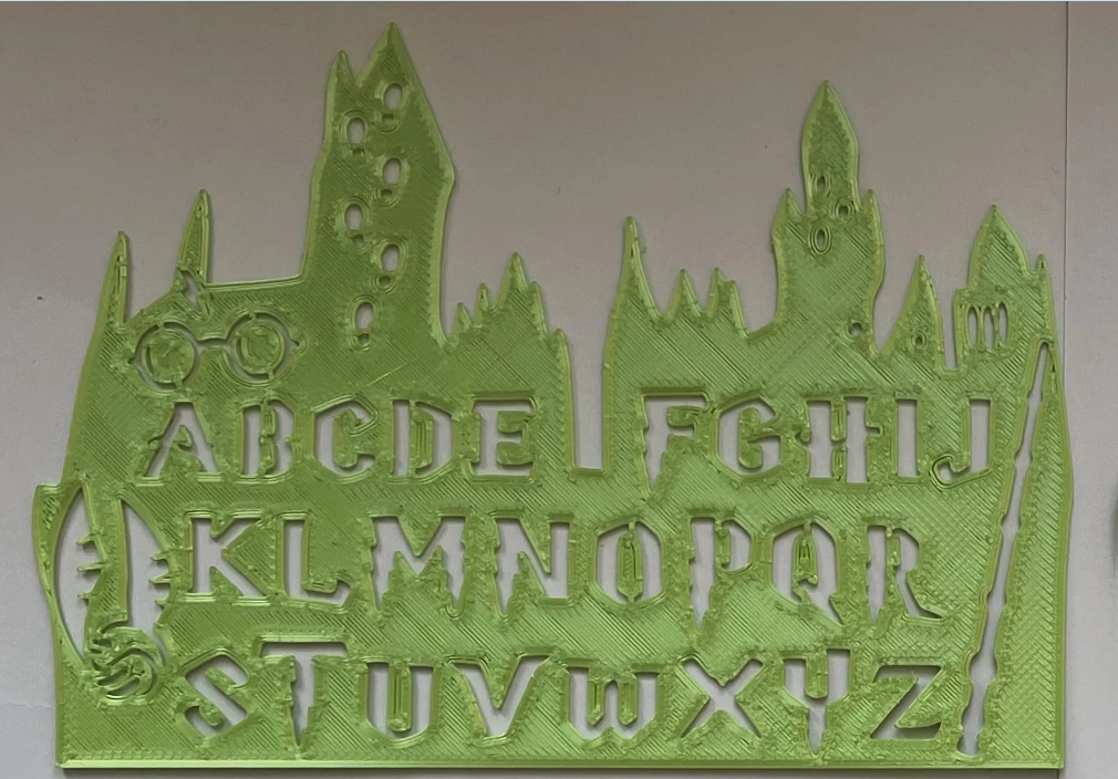 Harry Potter Alphabet Uppercase, alphabet lowercase and Numbers Stencil ...