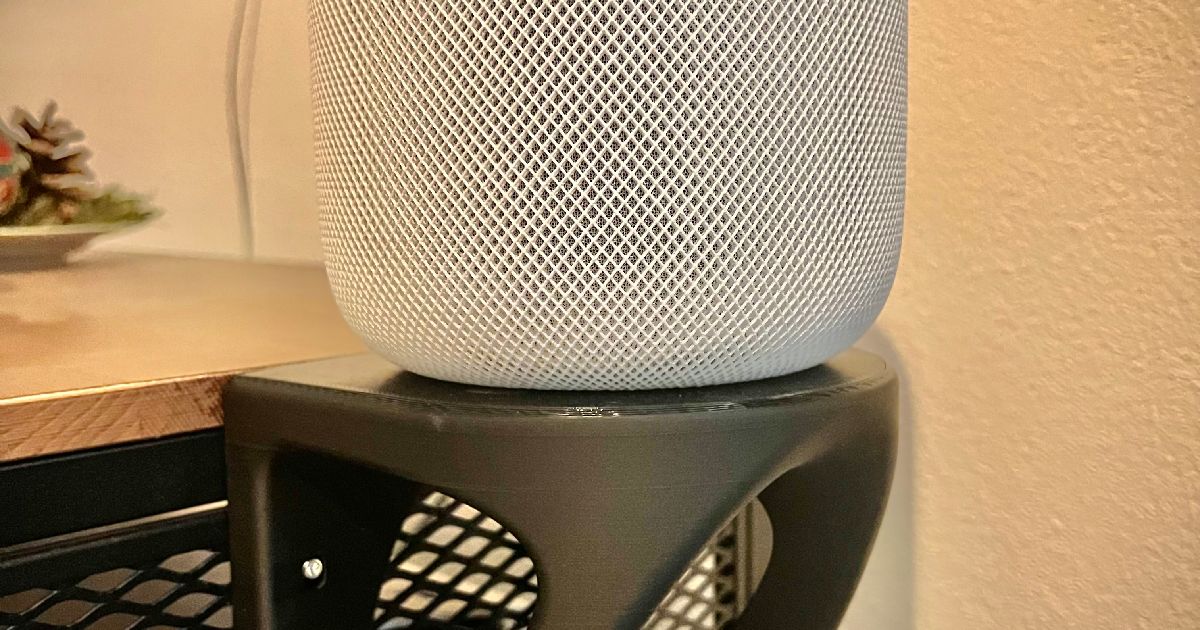Apple HomePod (2nd gen) IKEA Fjällbo mount - (wall version available ...