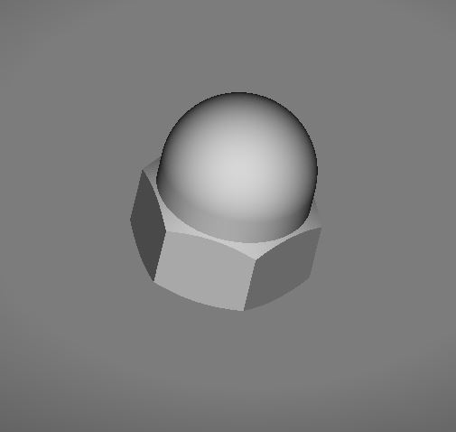 Dome nut M8 by Steven Duyck | Download free STL model | Printables.com