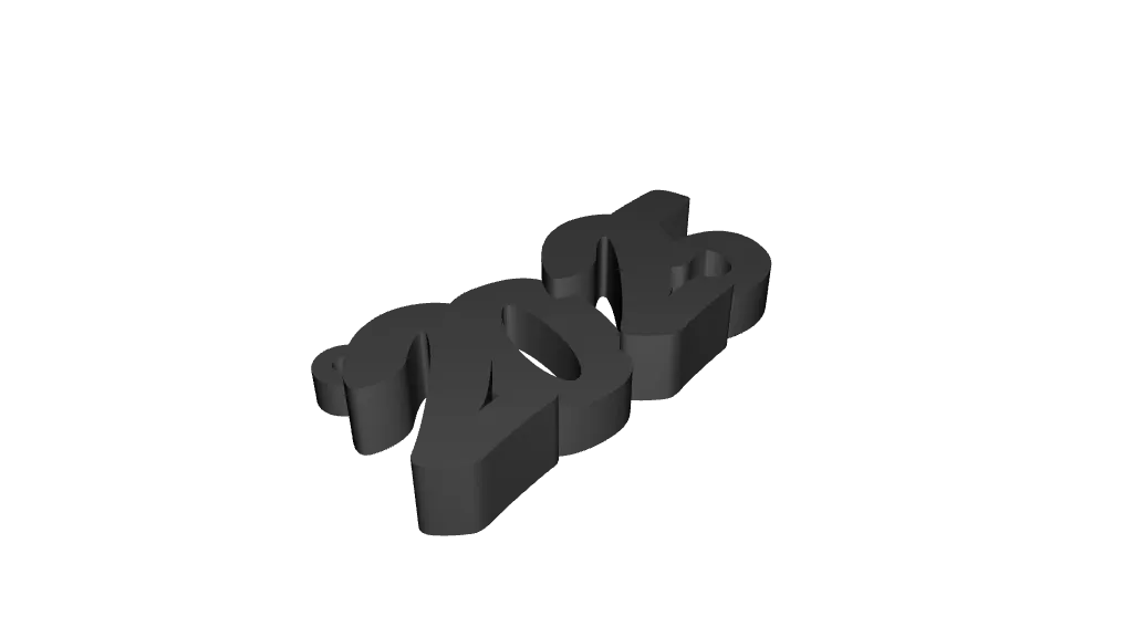Keychain 2025 by cédric | Download free STL model | Printables.com