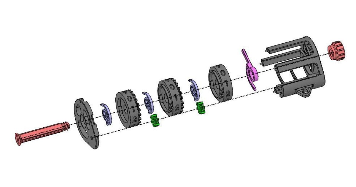 Mechanical Counter by akamaka | Download free STL model | Printables.com