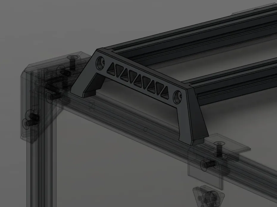 universal 2020 enclosure top mount by zwirbel | Download free STL model ...