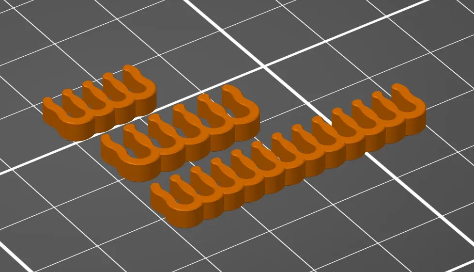 Cable Comb PC cable by printing_michael | Download free STL model ...