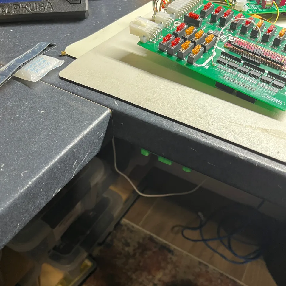 Retractable under-bench scope/voltmeter probe holder by HobbyCNC ...
