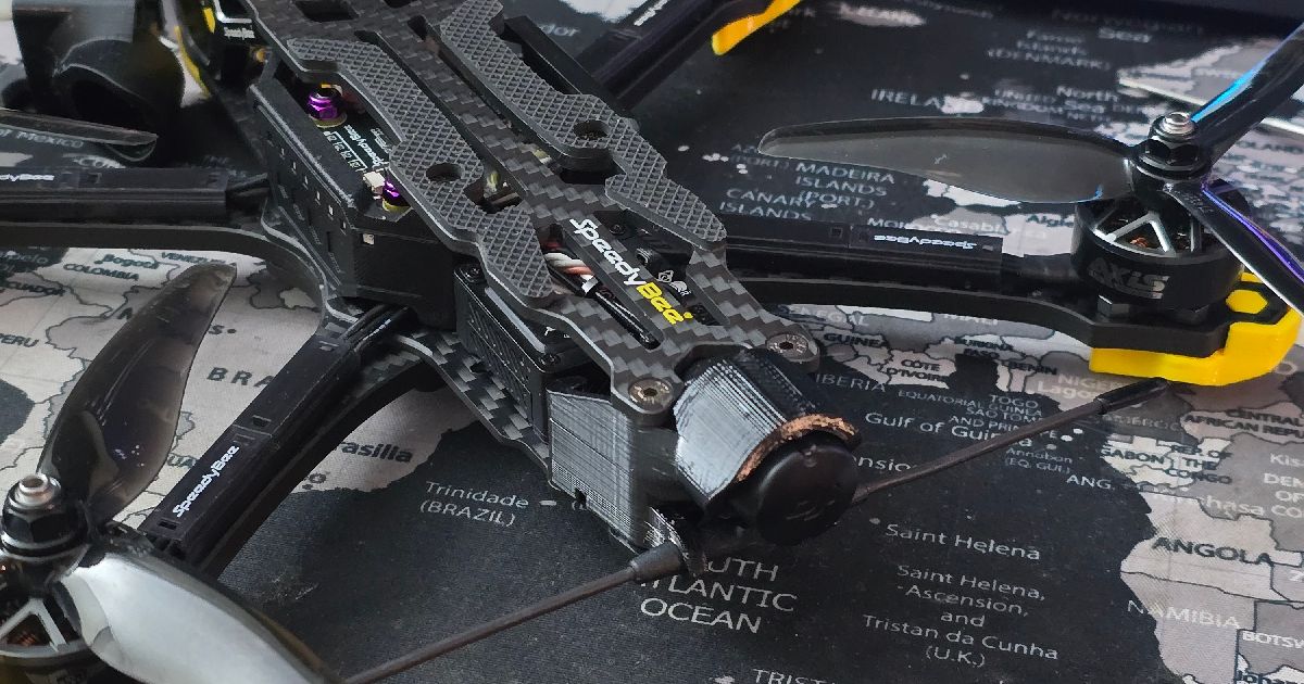 Speedybee Master 5 V2 DJI O3 Air unit VTX antenna + RX support par ...