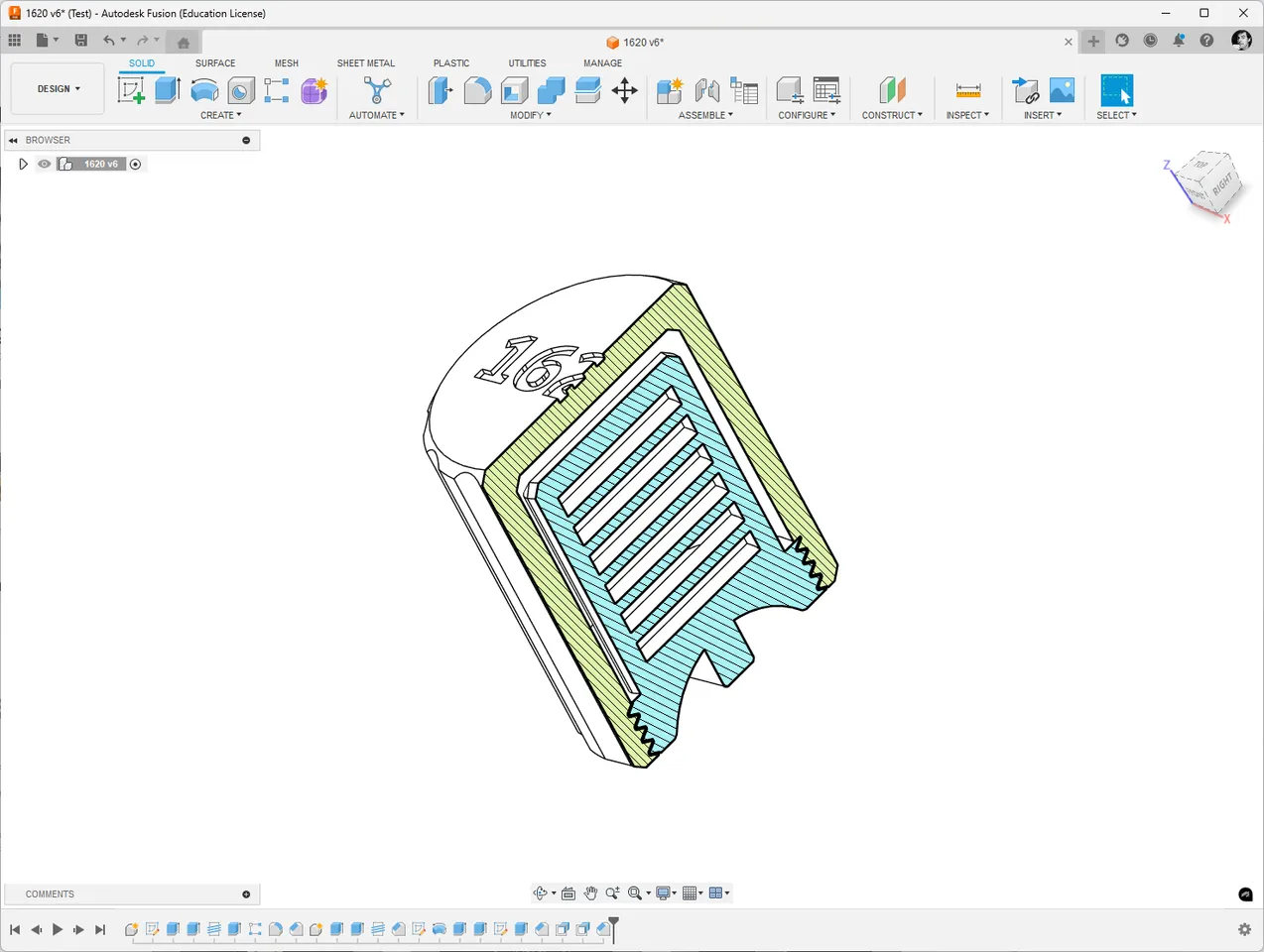 Yet another CR1620 container by georgmierau | Download free STL model ...