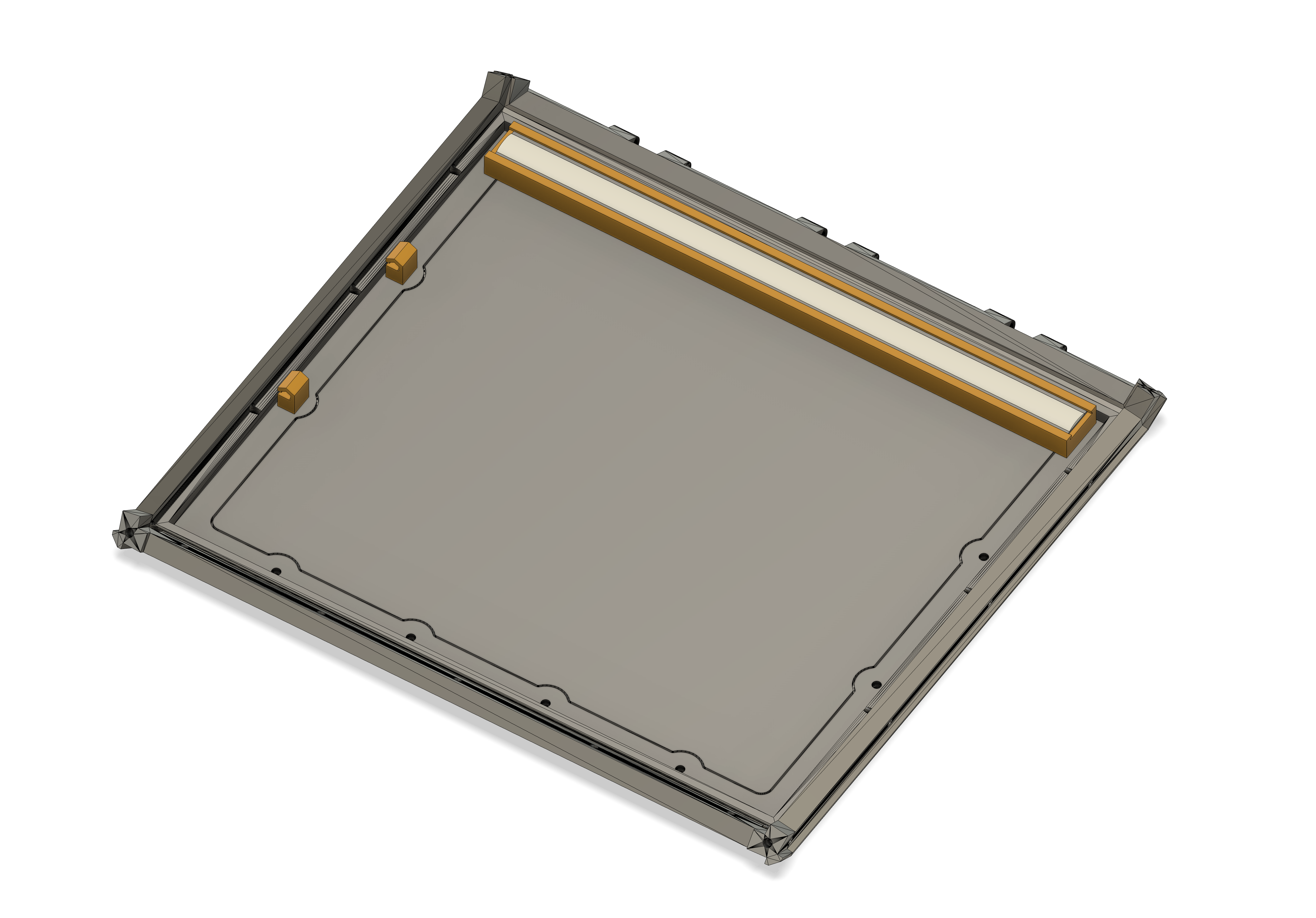 LED Light Bar Mount for EnXLosure 2-Part Top Panel by Breit Ideas ...