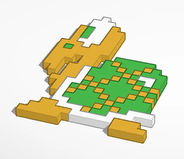 8Bit Koopa Troopa by mikelfellin | Download free STL model | Printables.com