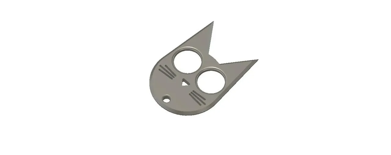 Cat Keychain by Dan.Mara | Download free STL model | Printables.com