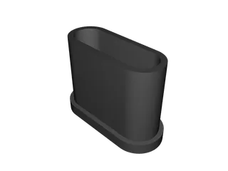 USB Type C Cover by Tejas Mishra | Download free STL model | Printables.com