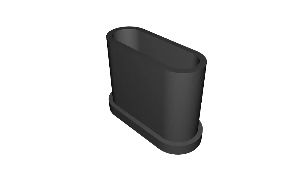 USB Type C Cover by Tejas Mishra | Download free STL model | Printables.com
