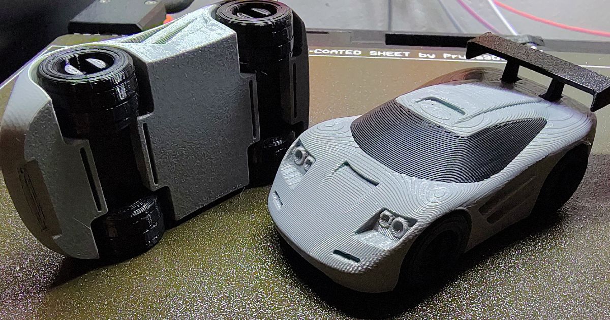 Stylized McLaren F1 by AcEjbc | Download free STL model | Printables.com