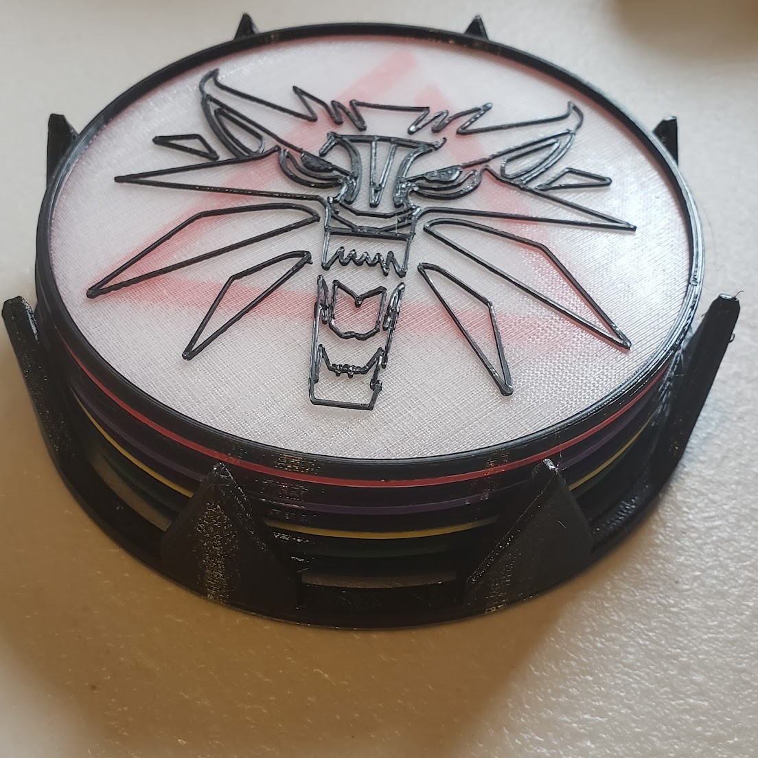 Witcher sign coasters (no MMU) by Sridev | Download free STL model ...