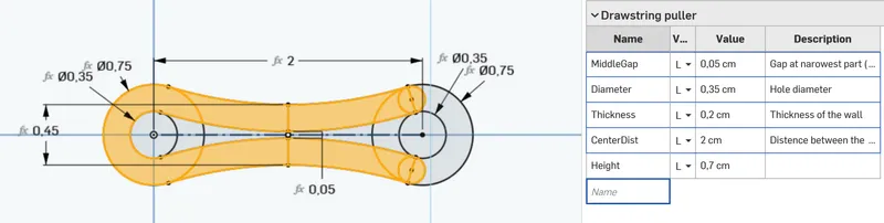Drawstring puller for jacket fit adjuster by Aggår | Download free STL ...